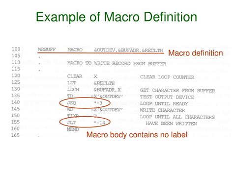 Ppt Macro Processors Basic Functions Machine Independent Features Design Options