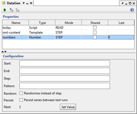 Datagen Teststep Soapui