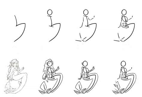 How To Draw Realistic A Mermaid