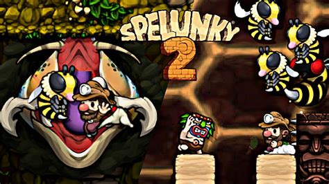 These 3 Mods Completely Add Spelunky Hds Jungle To Spelunky 2 Youtube