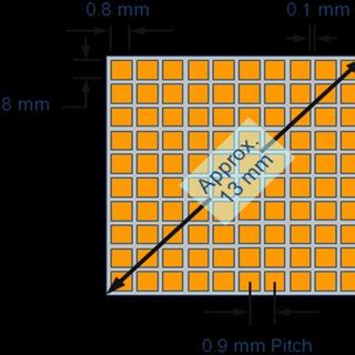 Schematic Drawing Of A 2 D Matrix Phased Array Probe Element