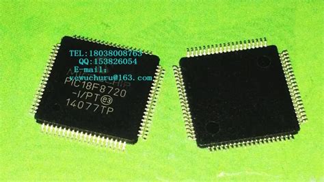 pic18f8720 i pt tqfp80 8 bit microcontroller microcontroller new home