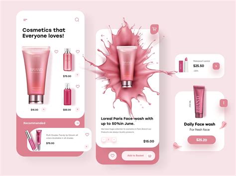 cosmetic mobile app ux ui design artofit