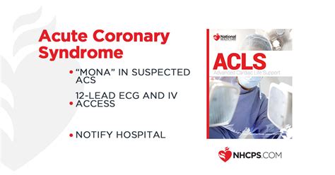 ACLS Acute Coronary Syndrome