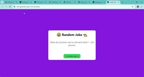 Fiza Langah On Linkedin Hello Everyone Day 7 Task A Random Joke Generator I Have Built An