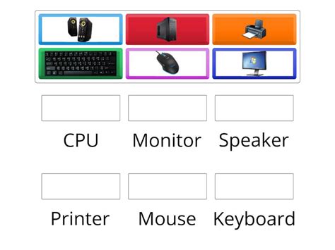 Computer Parts Match Up