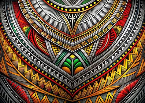 Intricate Samoan Tribal Patterns Stunning Polynesian Motifs For Wall