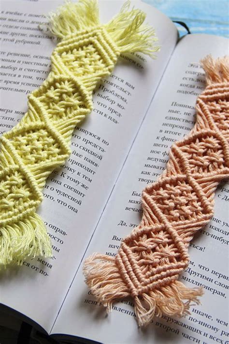 Macrame Bookmark Tutorial Macrame Pattern Marcador De Macramé