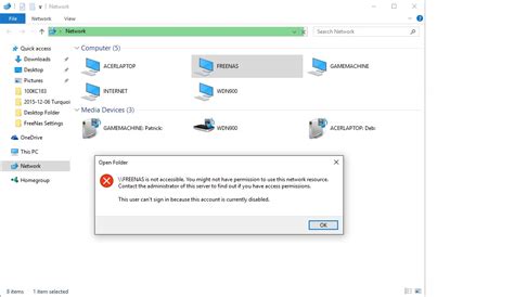 Some Computers Can Not Access Freenas Share Truenas Community