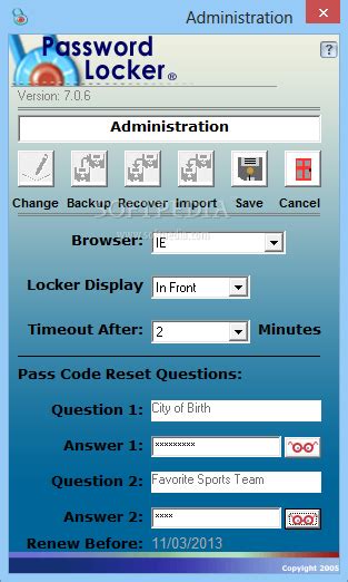 Password Locker Download Free Windows 7 0 6 Softpedia