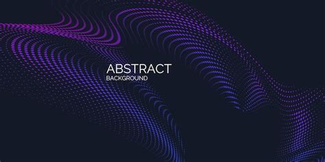 Premium Vector Vector Abstract Background With Dynamic Waves Line And Particles