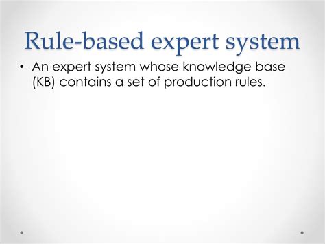 Ppt Rule Based Expert Systems Powerpoint Presentation Free Download Id1757453