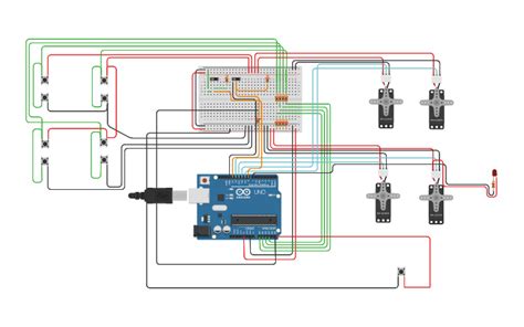 Circuit Design Automatic Power Window Tinkercad