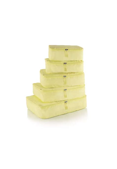 Buy Heys Philippines Pastel Packing Cubes 5pc Set Yellow 2025 Online Zalora Philippines
