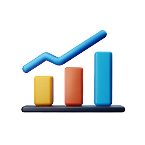 Graph 3d Rendering Icon Illustration 28606336 Png
