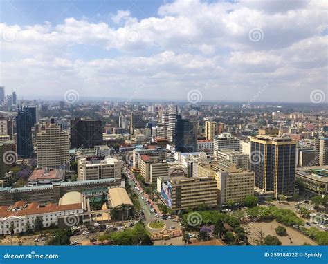 Nairobi City Town Center Skyline In The Year 2022 Editorial Image