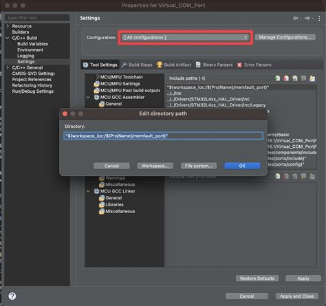 Stm32cubeide Integration Guide Memfault Docs