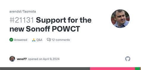 Support For The New Sonoff Powct · Arendst Tasmota · Discussion 21131 · Github
