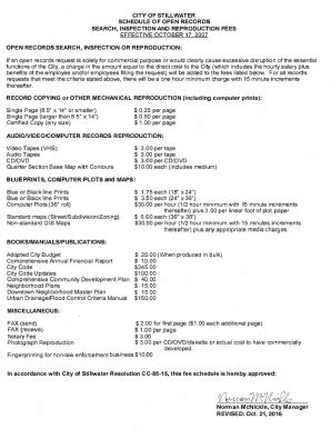 Fillable Online OPEN RECORD REQUEST FORM Fax Email Print PdfFiller
