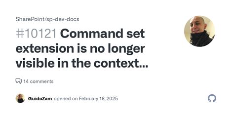 Command Set Extension Is No Longer Visible In The Context Menu Ecb · Issue 10121 · Sharepoint