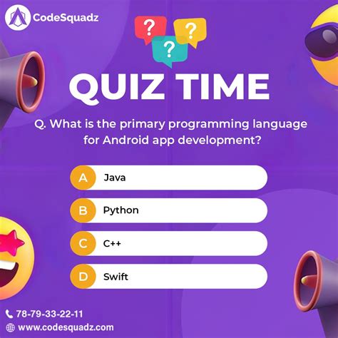 Codesquadz On Linkedin Quiztime Androiddevelopment Androidquiz Androiddeveloper