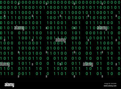Pattern With Binary Code Stock Photo Alamy