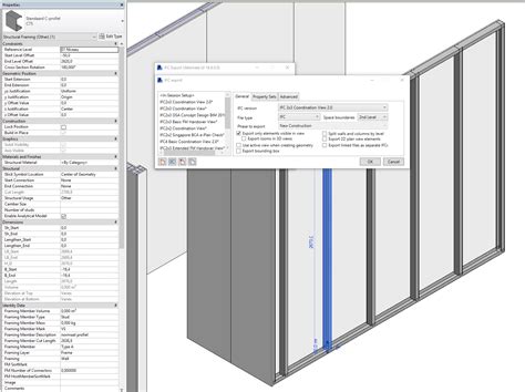 Structural Framing Exporting To Ifc Autodesk Community