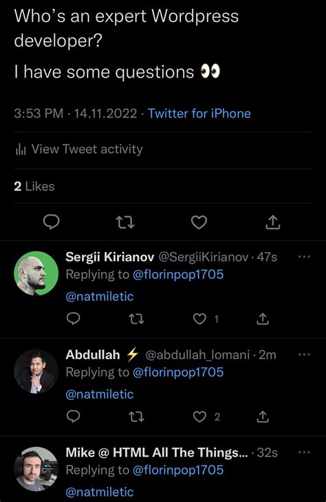 Florin Pop 👨🏻‍💻 On Twitter Whos An Expert Wordpress Developer I