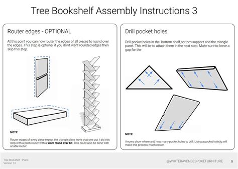 DIY Tree Bookshelf Plans Build A Stunning Book Storage Etsy