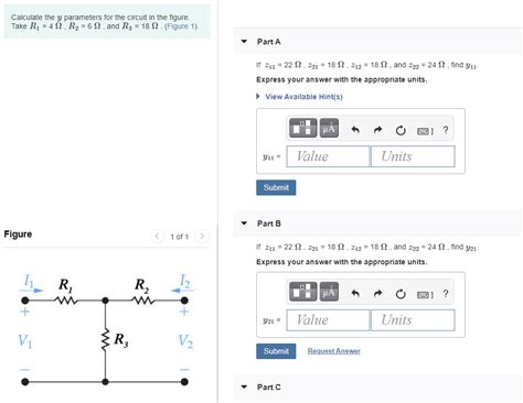 Solved Calculate The Y Parameters For The Circuit In The Chegg Com