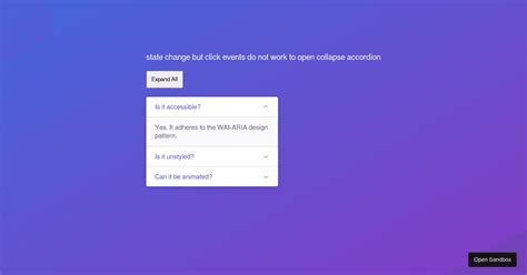 Radix Accordion Multiple Open Codesandbox
