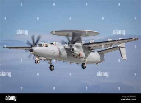 French Navy Rafales Taking Off And French Navy Grumman E 2c Hawkeye
