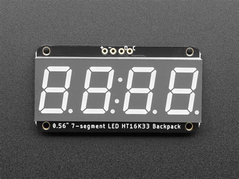 Assembled Adafruit 056 4 Digit 7 Segment Display W I2c Backpack Qt