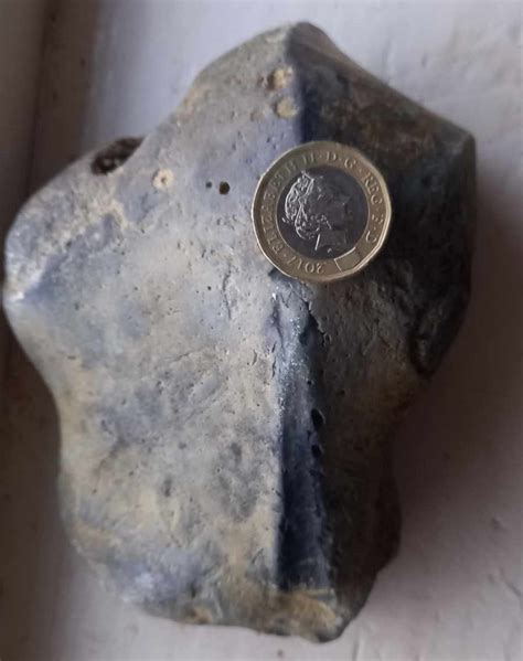 Is This A Fossil Inside This Rock Or Wird Looking Rock Found At Drains Bay Northern Ireland