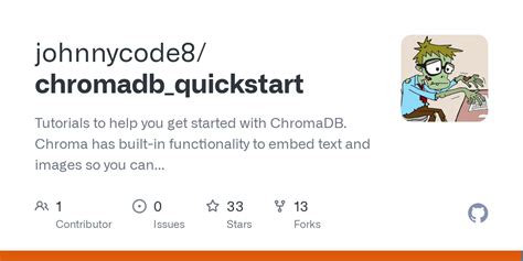 Chromadb Quickstart Menu Items Csv At Main Johnnycode Chromadb