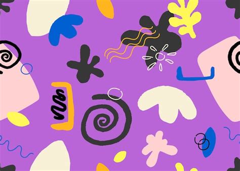 Premium Vector Contemporary Abstract Seamless Pattern Great Design For Any Purposes