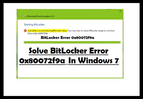 how to solve bitlocker error 0x80072f9a in windows 7 by nimmi terance medium
