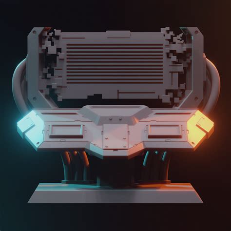 3d Printable Computer Console S01e03 32mm By Metal Quest