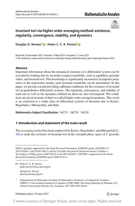 Invariant Tori Via Higher Order Averaging Method Existence Regularity