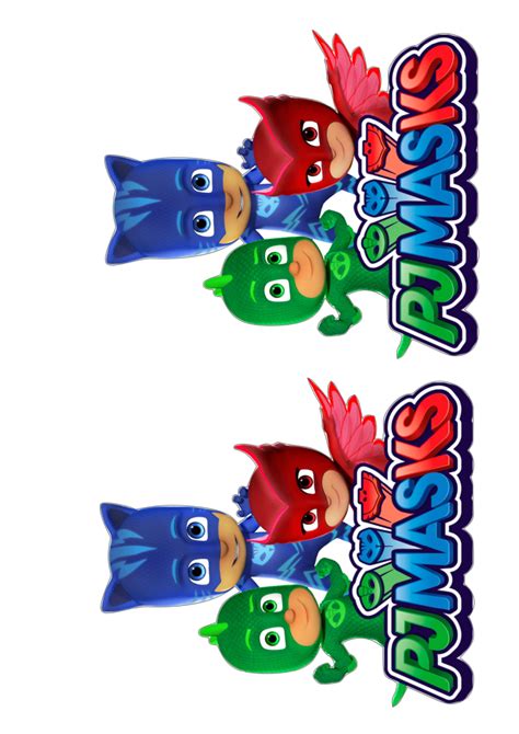 Kit Festa Pj Masks Para Imprimir Origamiami Arte Para Toda A Festa
