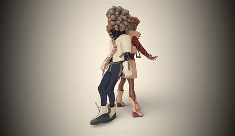 MaleAndFemaleSculpt Pose Texture Behance