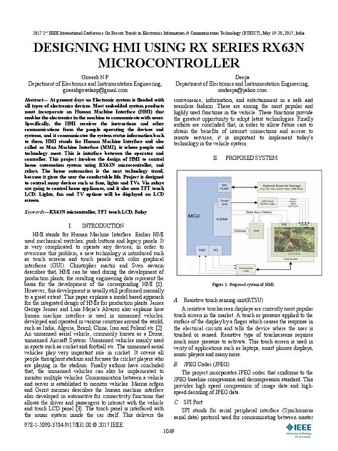 Designing Hmi Using Rx Series Rx63n Microcontroller Pdf Touchscreen Liquid Crystal Display