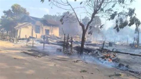 မကျည်းတောရွာကို စစ်တပ်က ဗုံးကြဲ၊ ပြည်သူ ၃ ဦးသေဆုံးပြီး နေအိမ် ၅ လုံးထက်မနည်းဆုံးရှုံး