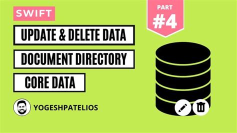 Coredata And Document Directory Update And Delete Data And Images In