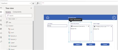how to have multiple attachments in power apps