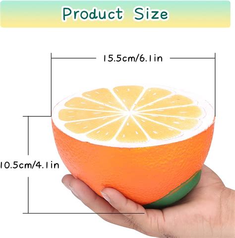 Half Watermelon Jumbo Squishies Fidget Toys Sensory Push Bubble Slow