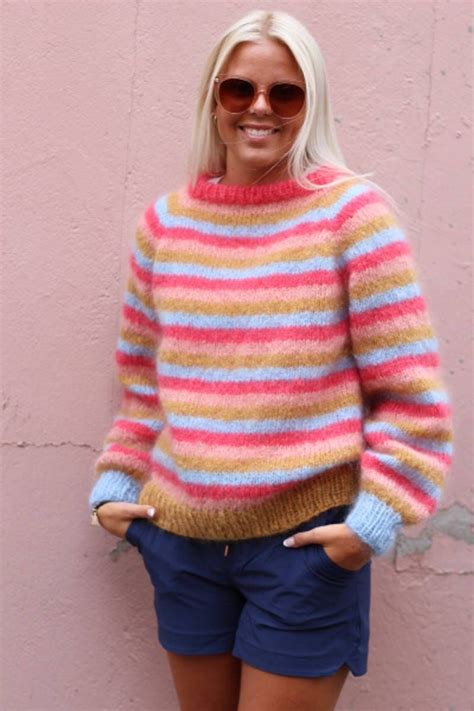 Kragerø Genseren Strikkefeber Dametrøje Tøj Strikkeopskrift Dame Vest