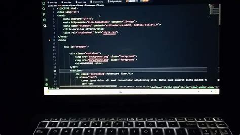 webdev parallax html css gradients shadows positioning