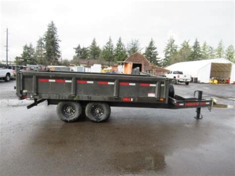 2022 Maxey Maxx D D9x 14 X 8 Tandem Axle Deckover Dump Trailer In